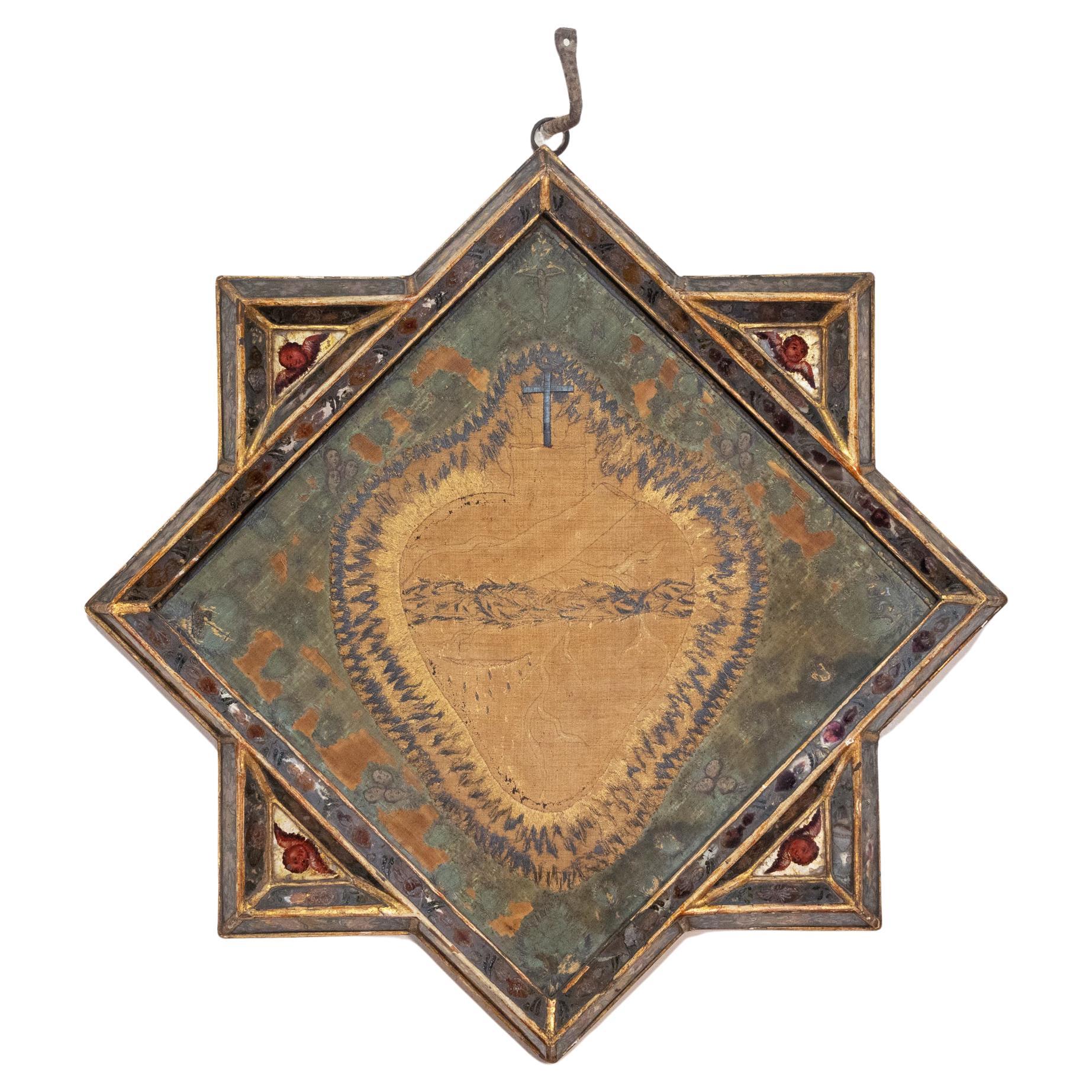 18th Century Hand-Painted Venetian Style Apple Green Bamboo ...