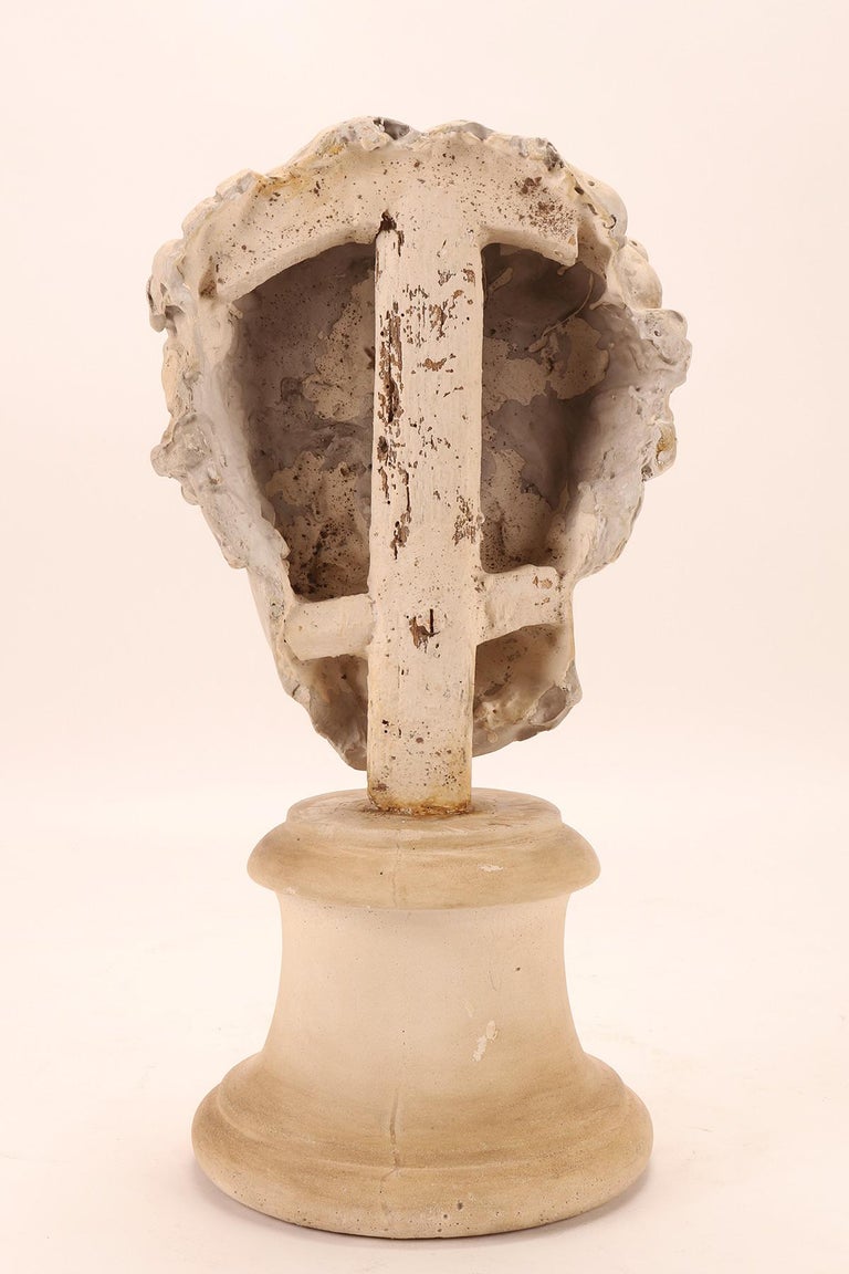 An academic cast depicting a roman women head, Italy 1890. For Sale at ...