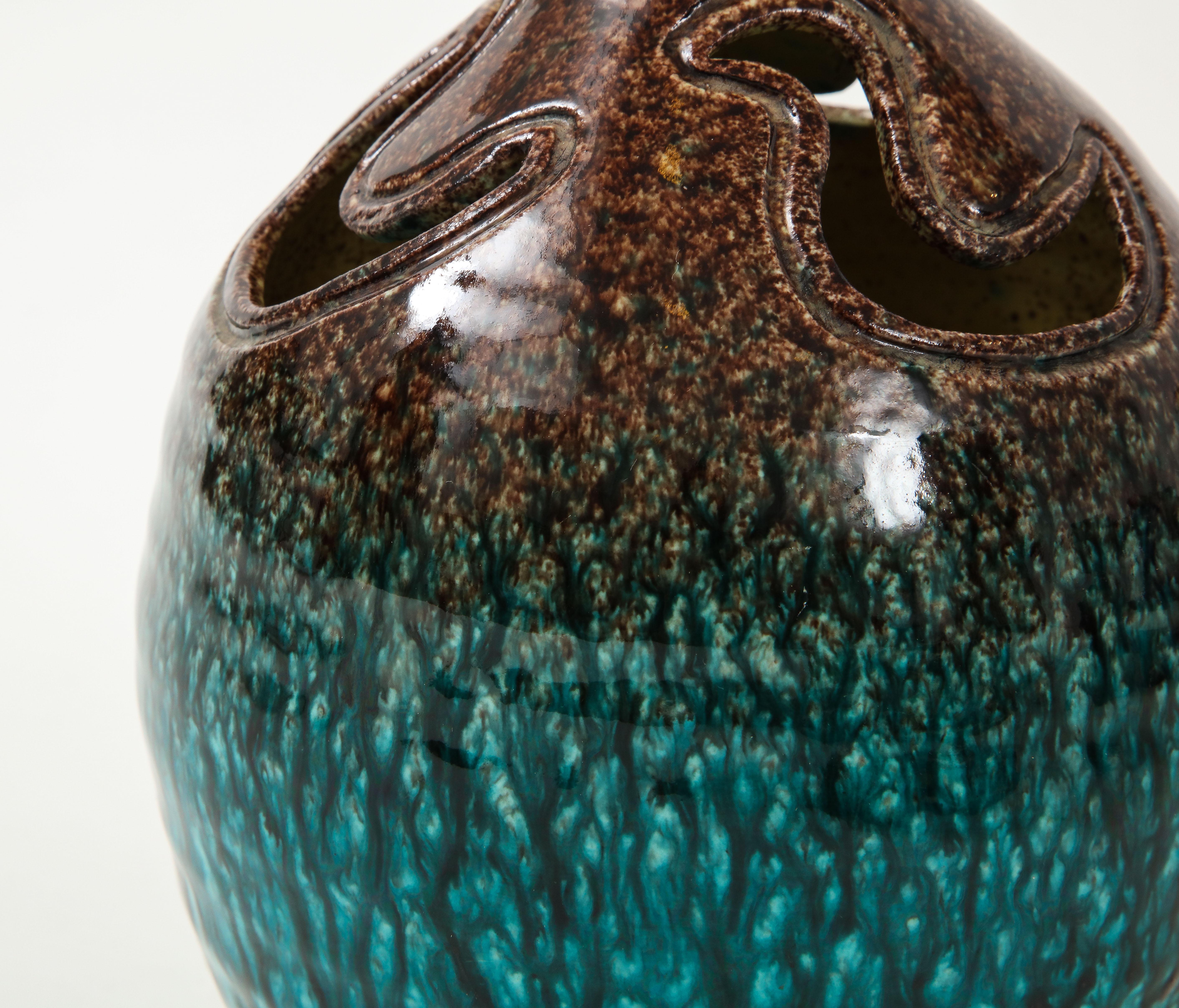Accolay Pottery Vase at 1stDibs | accolay vase