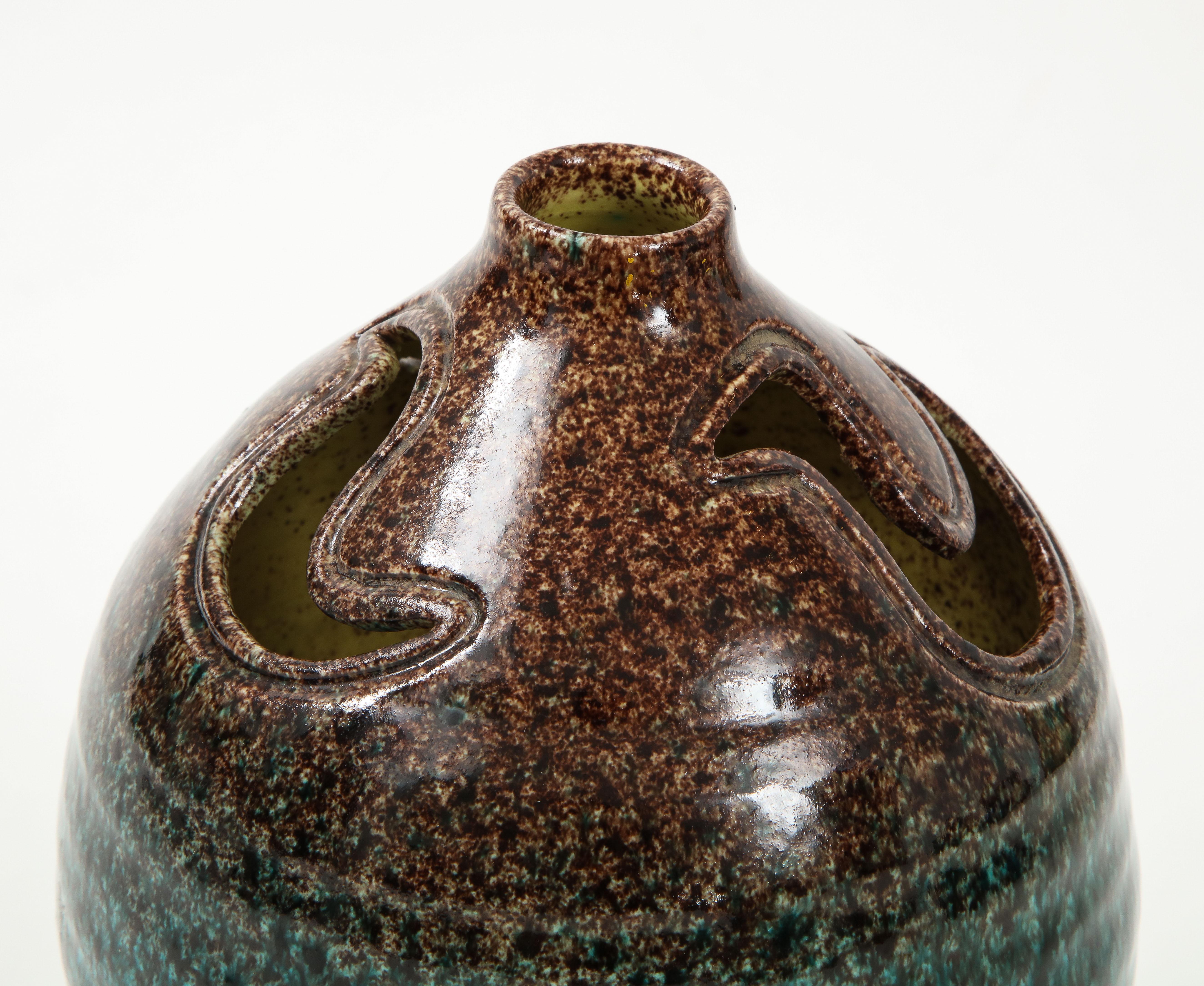Accolay Pottery Vase at 1stDibs | accolay vase