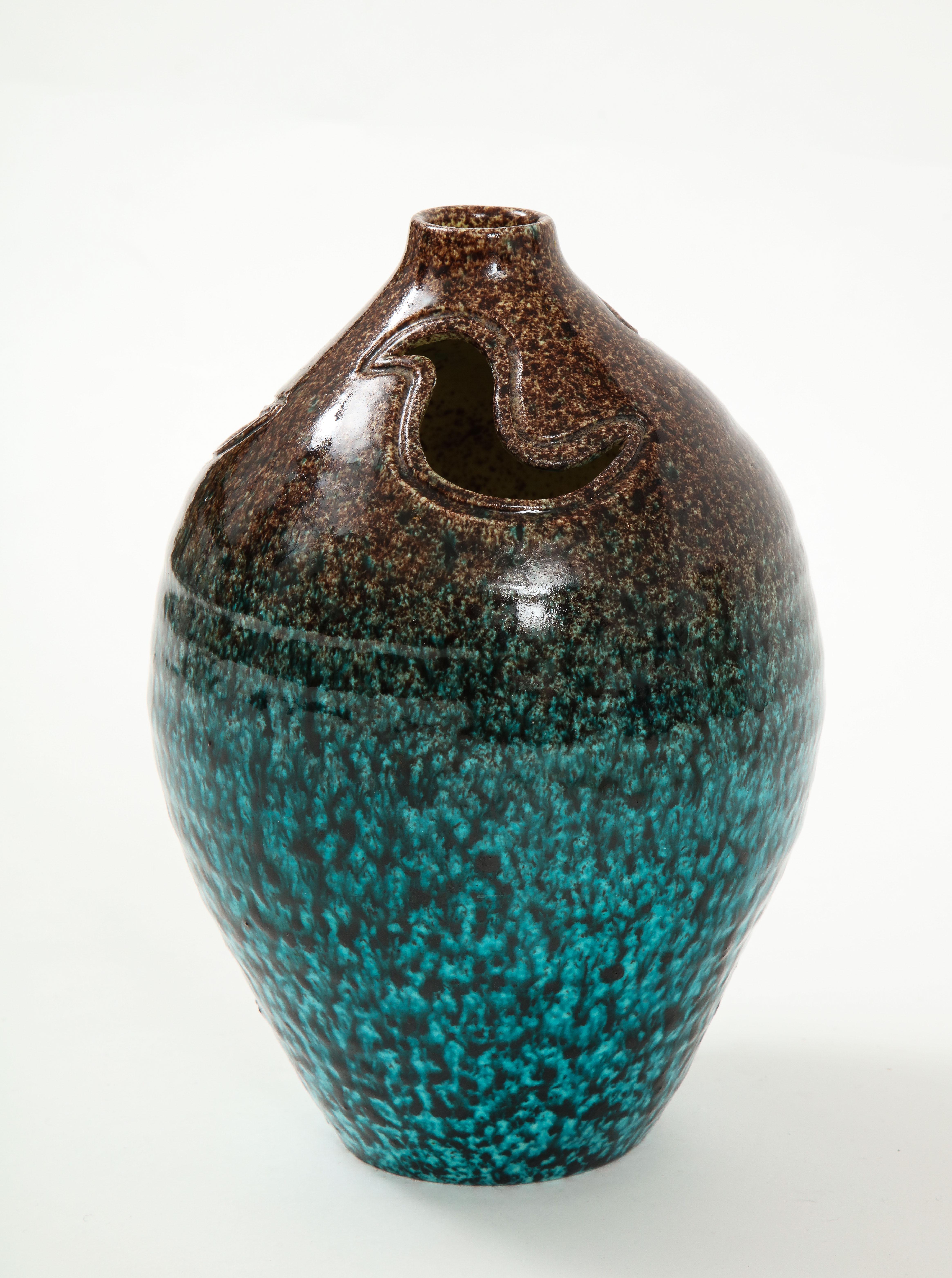 Accolay Pottery Vase at 1stDibs | accolay vase