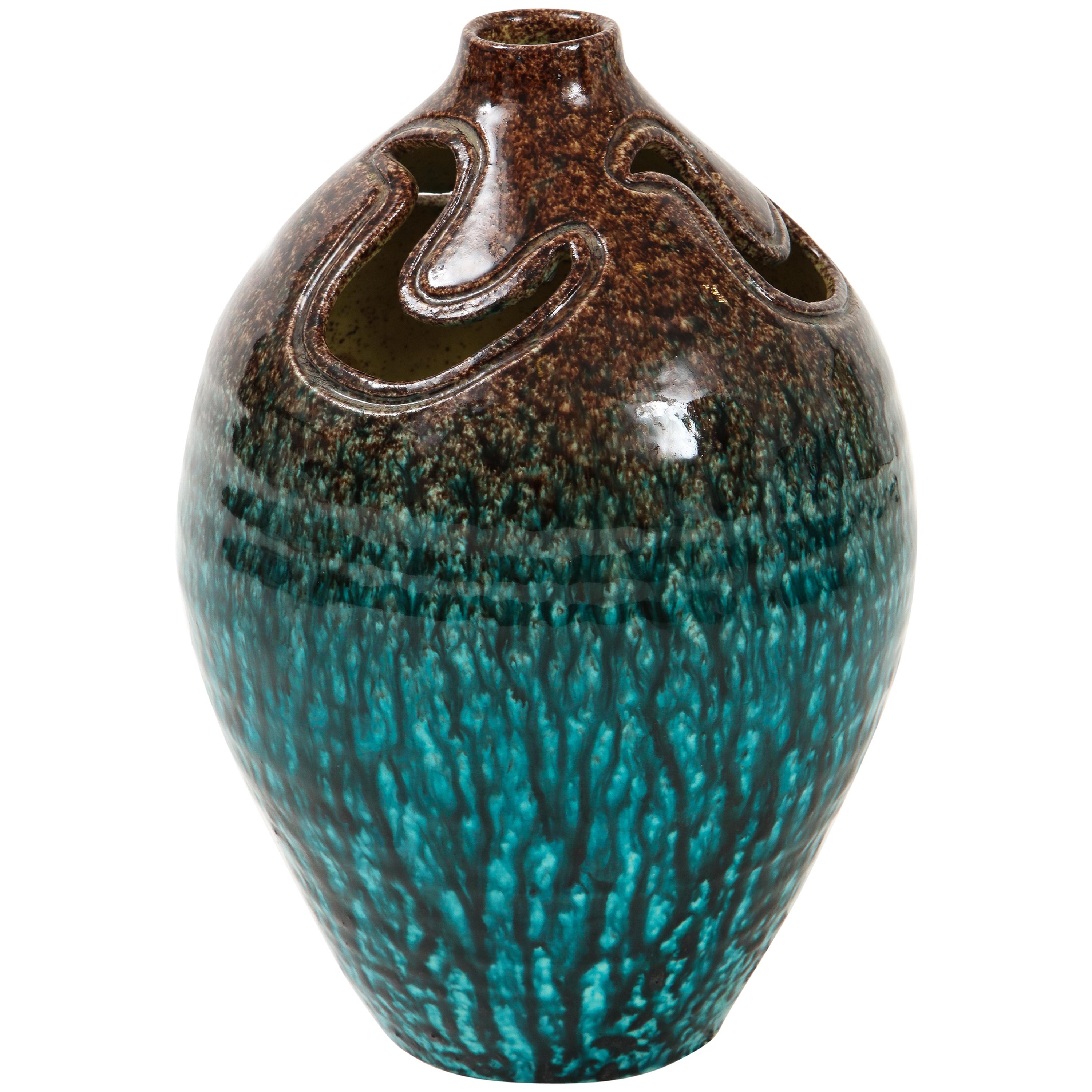 Accolay Pottery Vase at 1stDibs | accolay vase