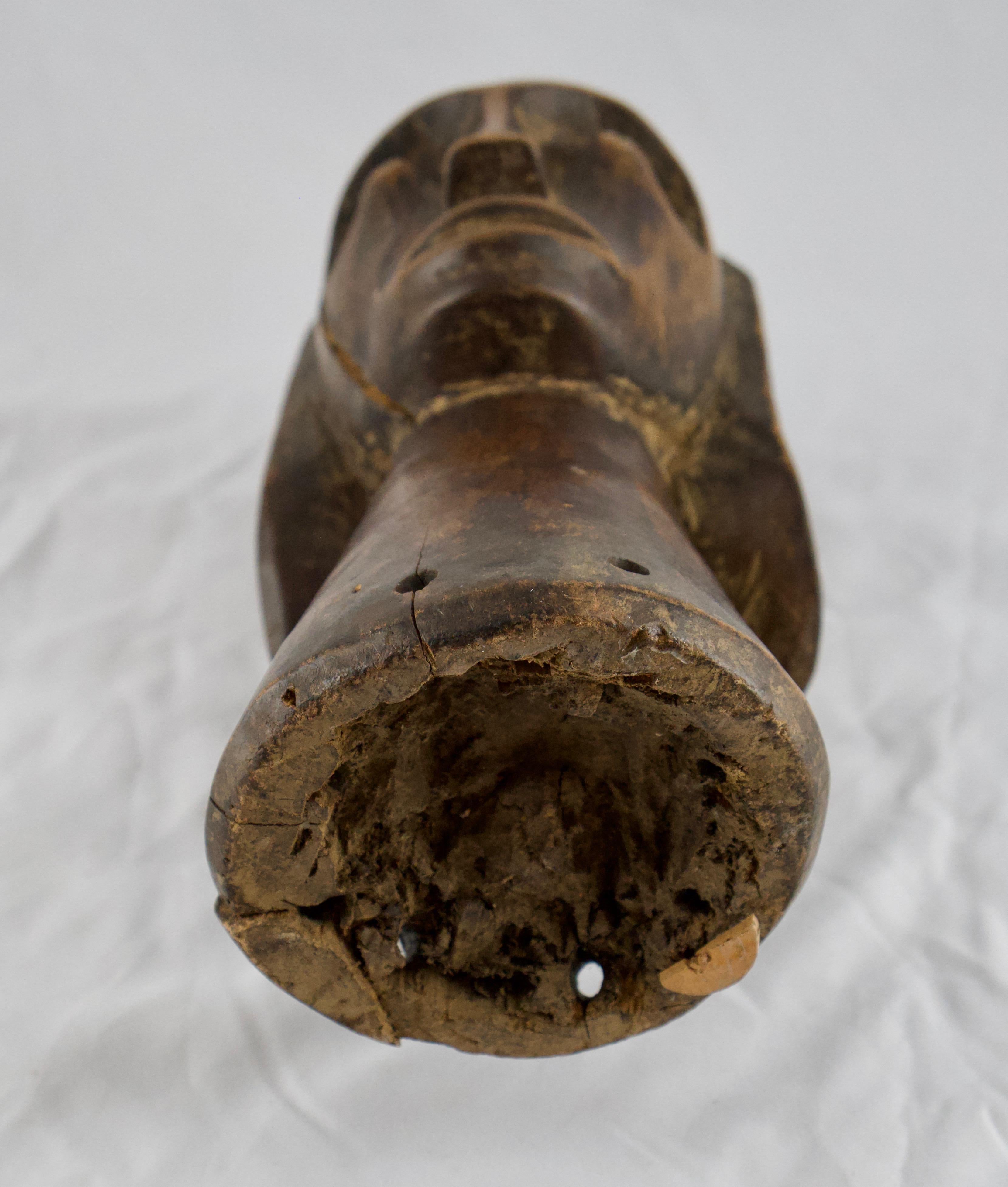 African Fang Style Carving of a Woman Head at 1stDibs