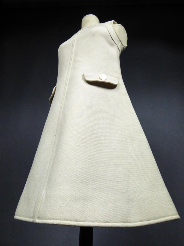 An André Courrèges Haute Couture Chasuble Mini Dress Circa 1968 at ...