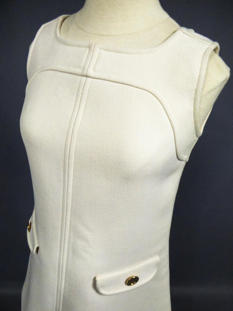 An André Courrèges Haute Couture Chasuble Mini Dress Circa 1968 at ...
