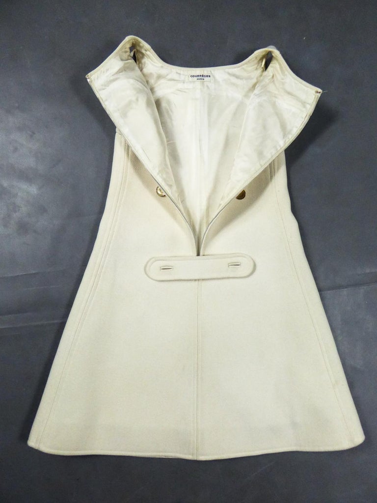 An André Courrèges Haute Couture Chasuble Mini Dress Circa 1968 at ...