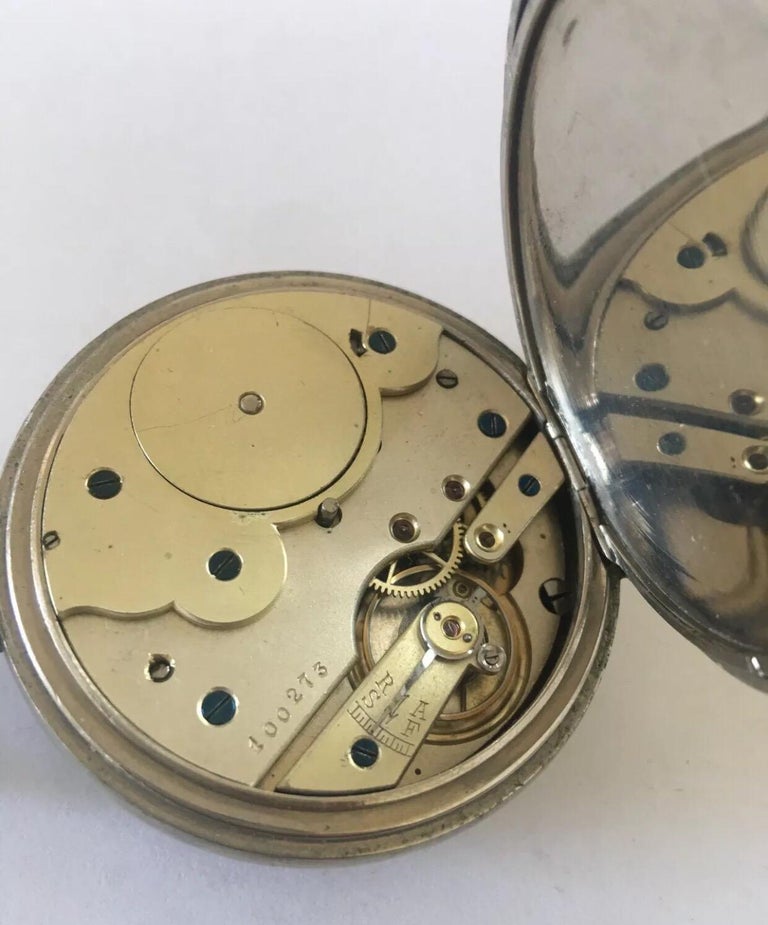 Antique 8 Day Big Heavy Pocket Watch at 1stDibs | 8 day pocket watch ...