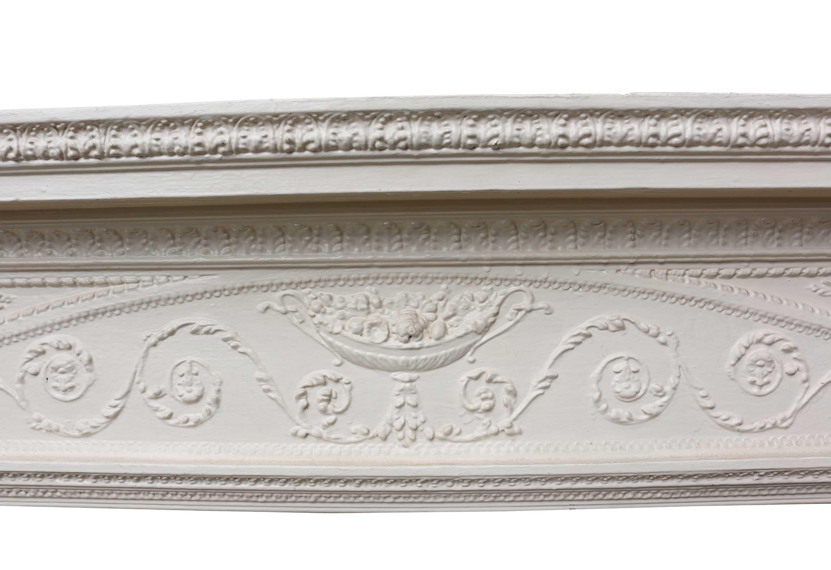 Antique Adam Style Fire Mantel For Sale at 1stDibs