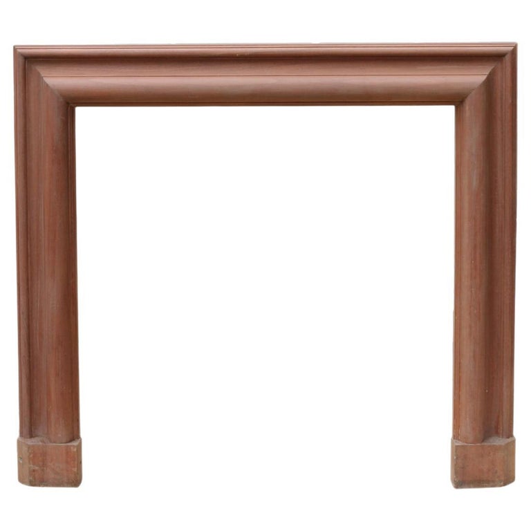 Antique Bolection Style Mahogany Fireplace Surround at 1stDibs