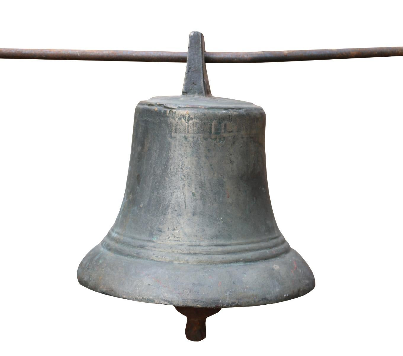 Antique Bronze Bell For Sale at 1stDibs