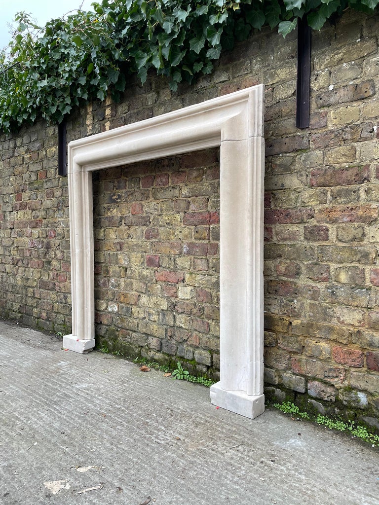 Antique English Bolection Fireplace Mantel in Portland Stone at 1stDibs ...
