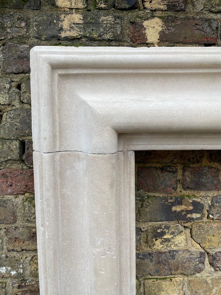 Antique English Bolection Fireplace Mantel in Portland Stone at 1stDibs ...