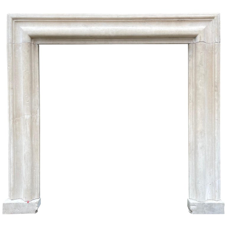 Antique English Bolection Fireplace Mantel in Portland Stone at 1stDibs ...
