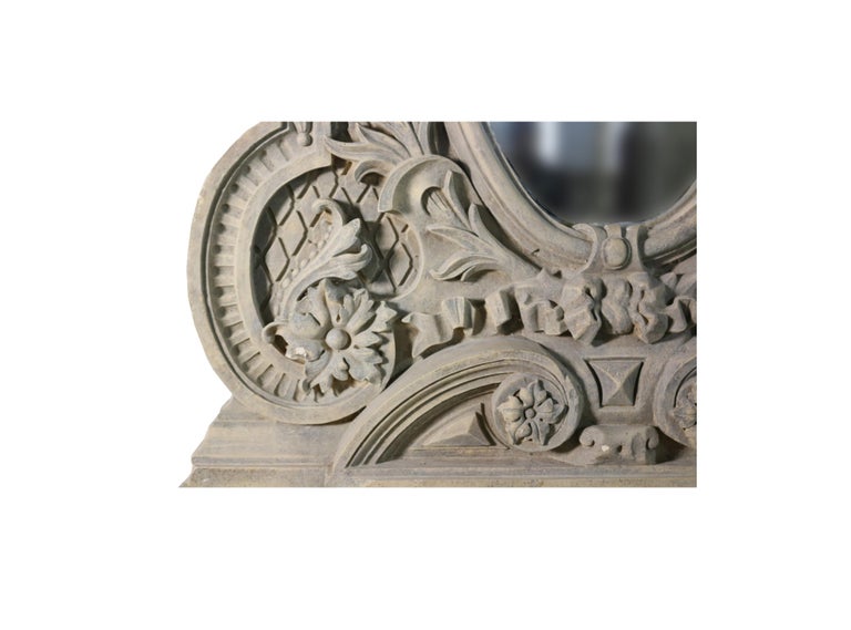 Antique Flemish Fire-Clay Fire Surround and Chimney Piece For Sale at ...