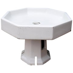 Lefco Glazed Ceramic Sundial at 1stDibs