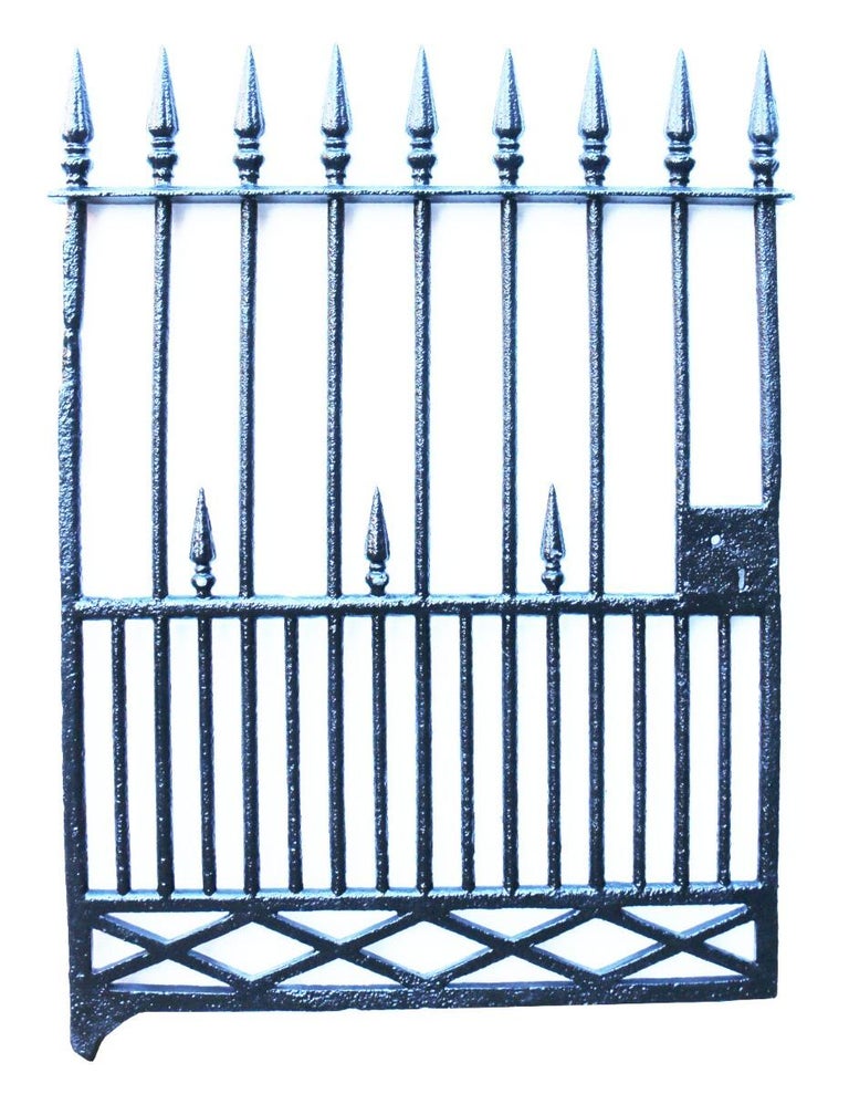Antique Iron Pedestrian Gate For Sale at 1stDibs