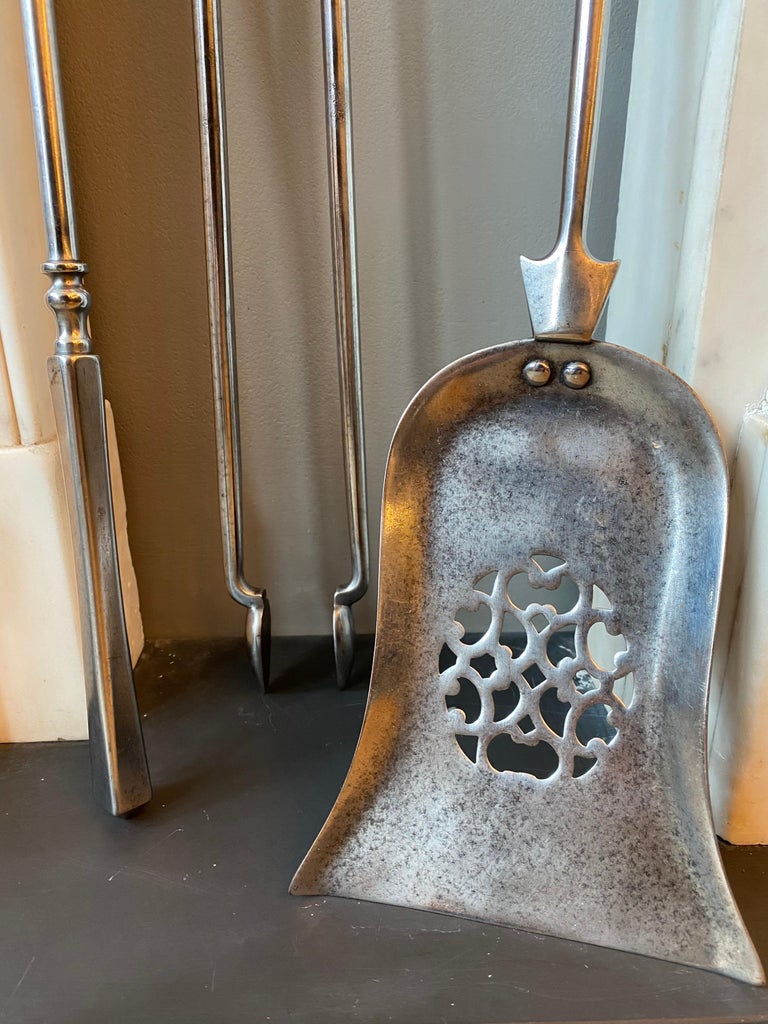 Antique Set of Regency Period Fire Tools at 1stDibs