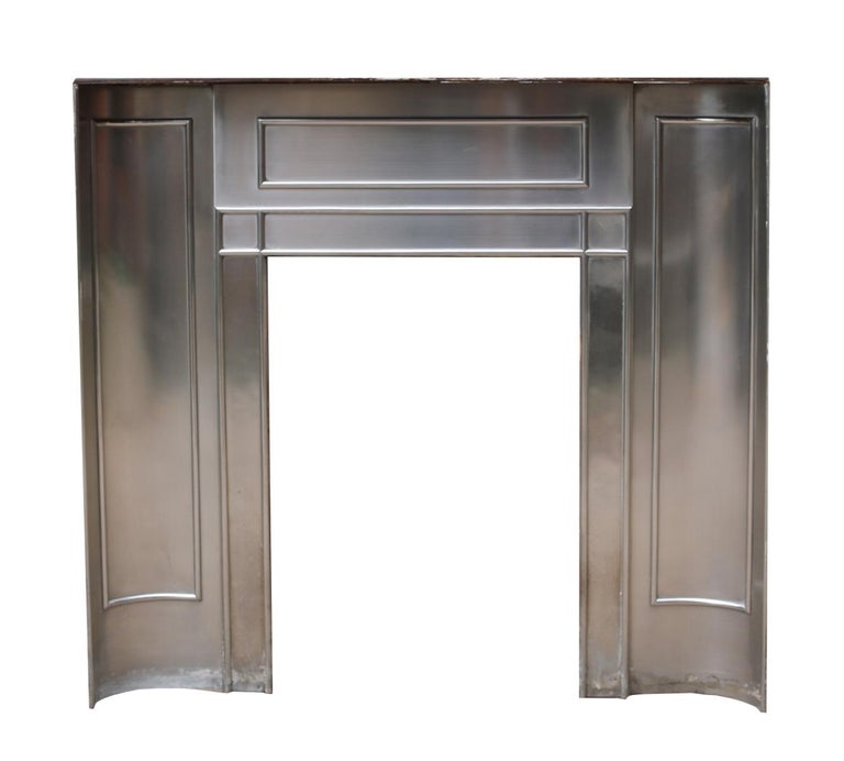 Antique Stainless Steel Fire Insert For Sale at 1stDibs
