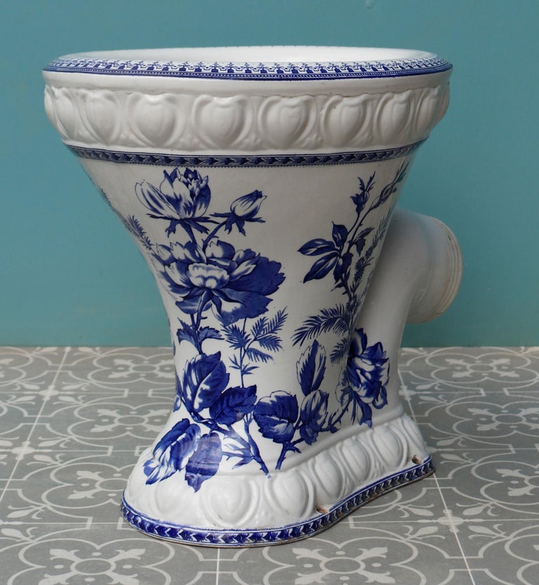 Antique Victorian Patterned Toilet ‘the City' For Sale at 1stDibs