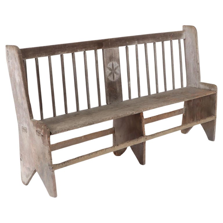 Antique Wooden Bench, circa 1800 For Sale at 1stDibs