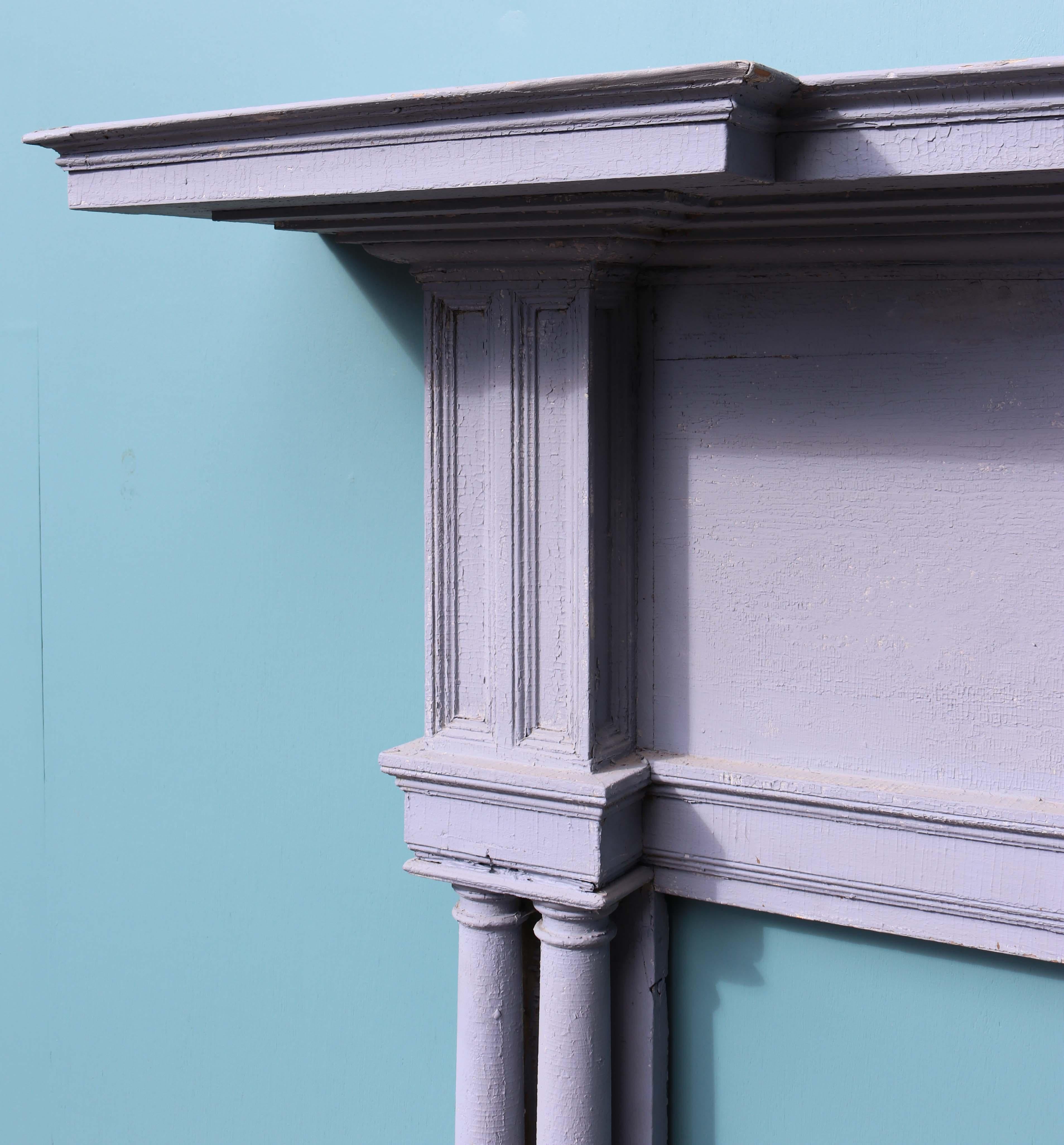 Antique Wooden Federal Style Fireplace Surround at 1stDibs | antique ...