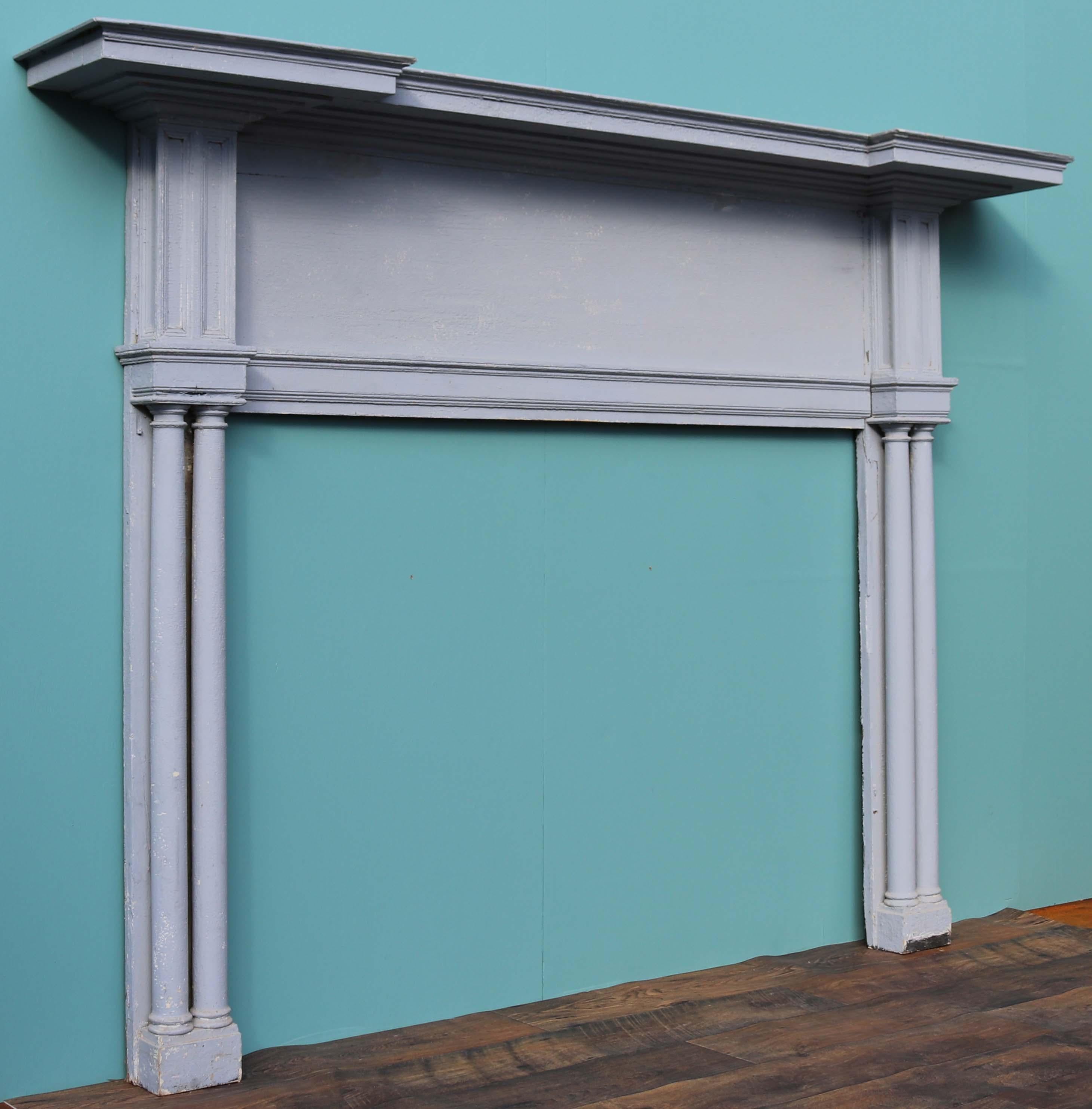 Antique Wooden Federal Style Fireplace Surround at 1stDibs | antique ...