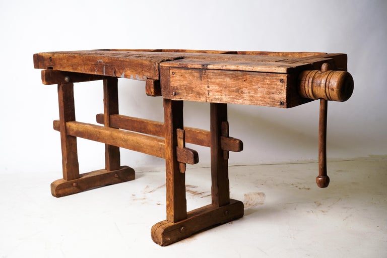 Antique Work Bench at 1stDibs | antique carpenters workbench for sale