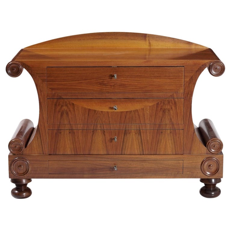 Architektonische Biedermeier-Kommode aus dem 19. Jahrhundert im Angebot ...