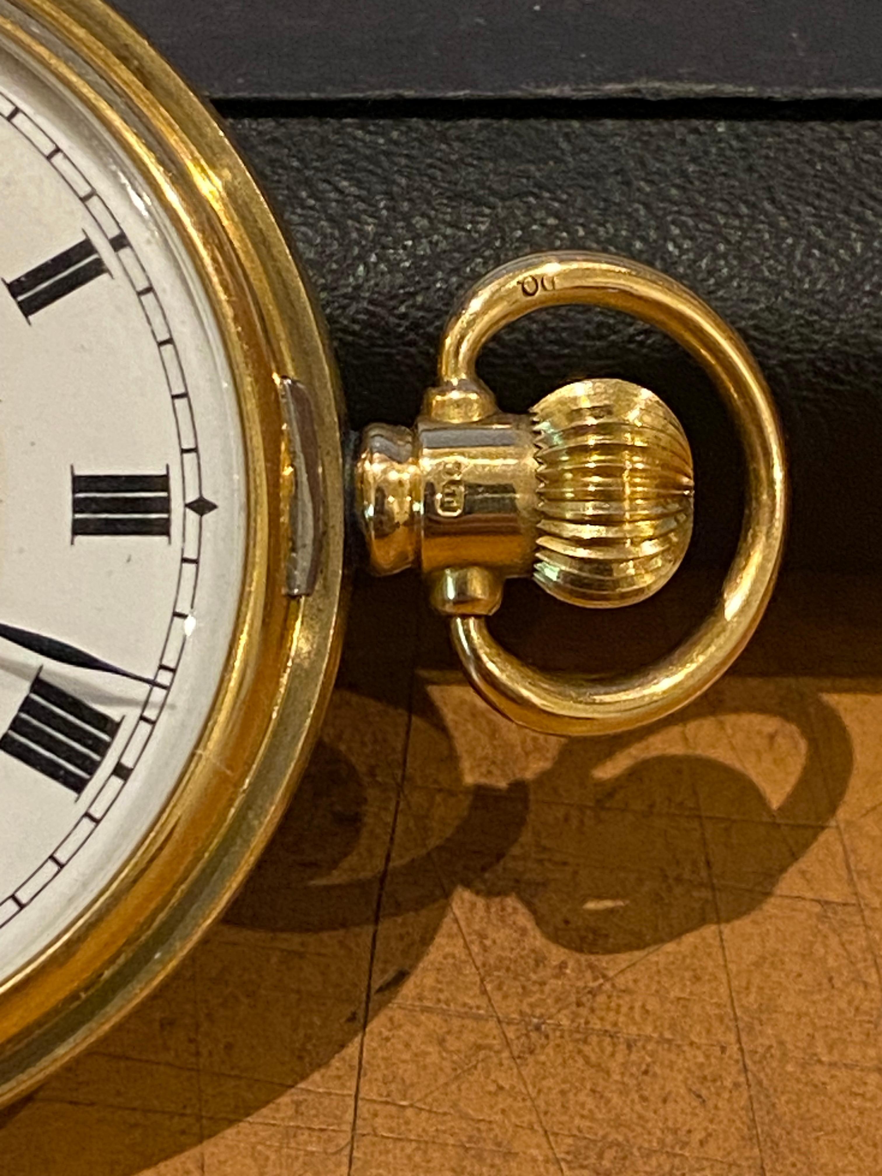 Art Deco circa 1920s 18k Solid Gold Rolex Double Hunter Pocket Watch ...