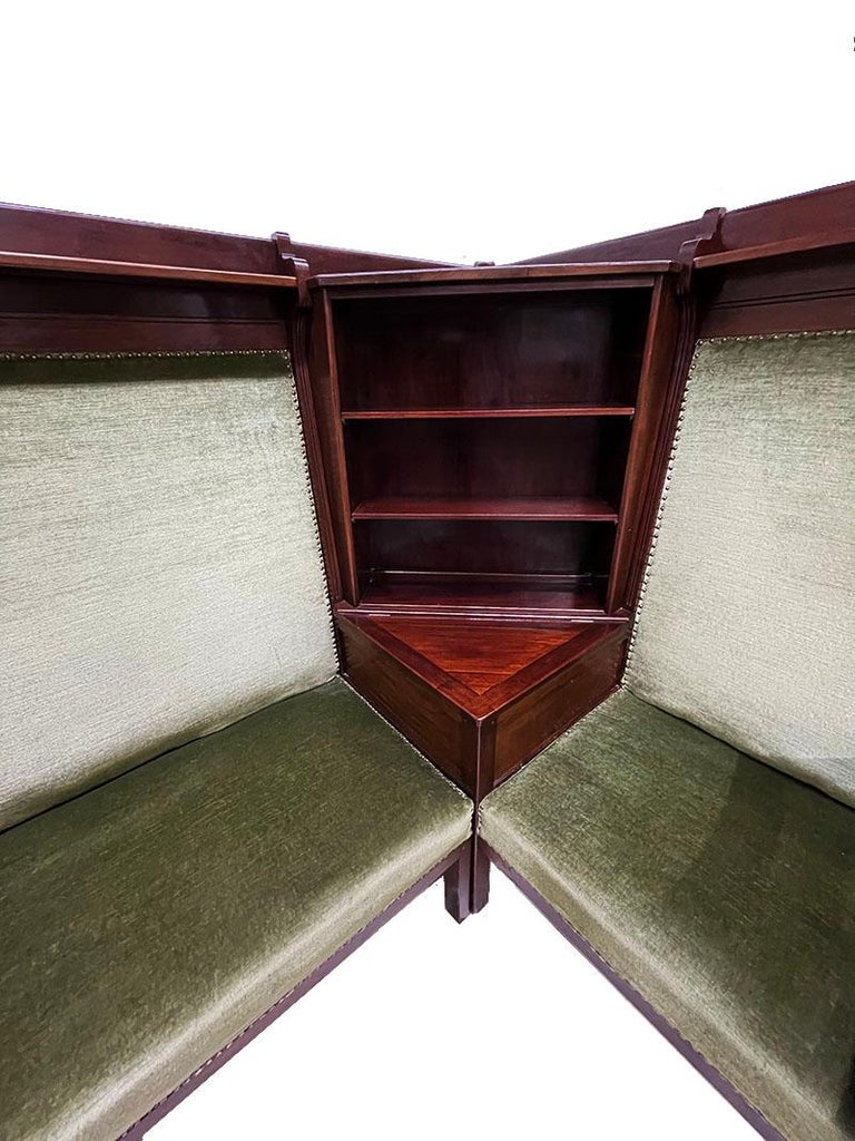 Art Deco Corner Sofa, 't Binnenhuis, Amsterdam For Sale at 1stDibs