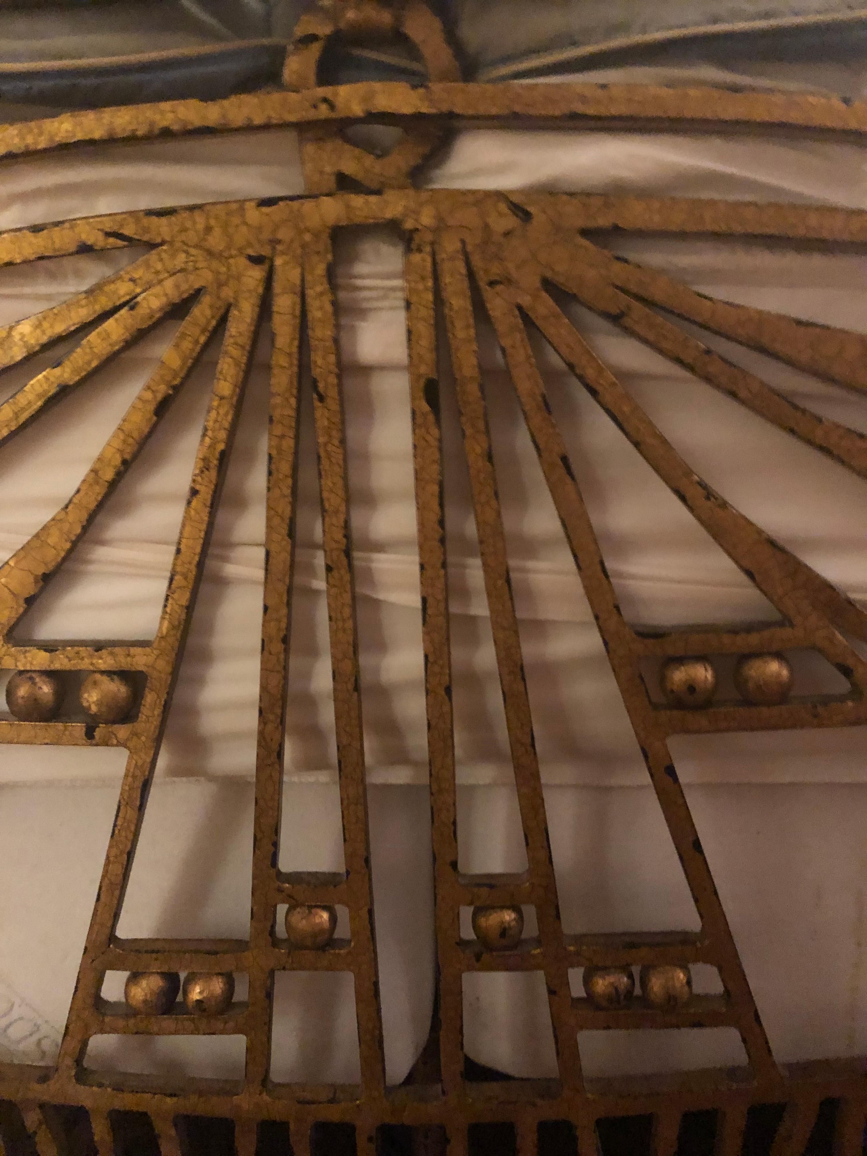 Art Deco Gilt Metal Tassel Chain Form King Sized Bed-Frame at 1stDibs ...