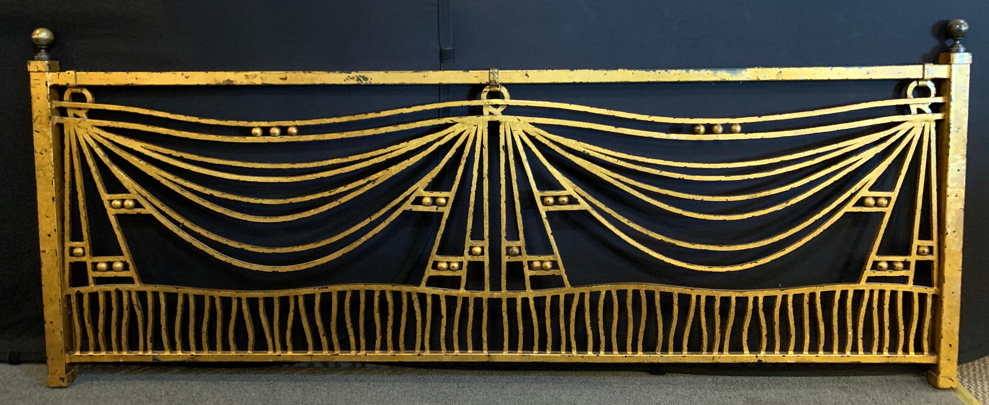 Art Deco Gilt Metal Tassel Chain Form King Sized Bed-Frame at 1stDibs ...