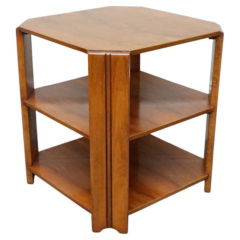 Art Deco Octagonal Side Table For Sale at 1stDibs