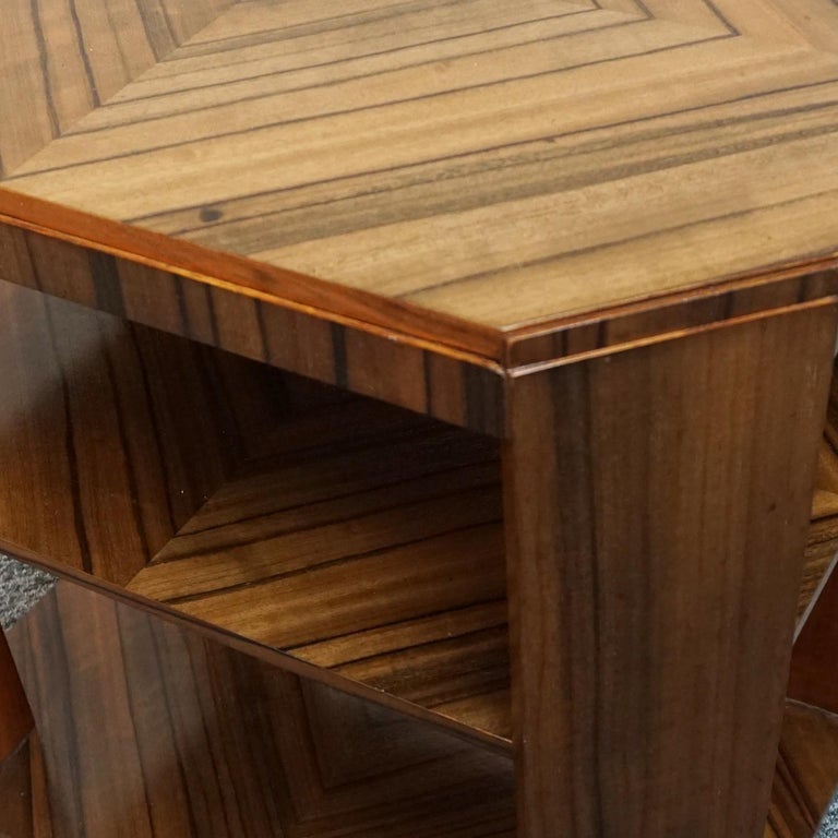 Art Deco Walnut Library/Coffee Table For Sale at 1stDibs