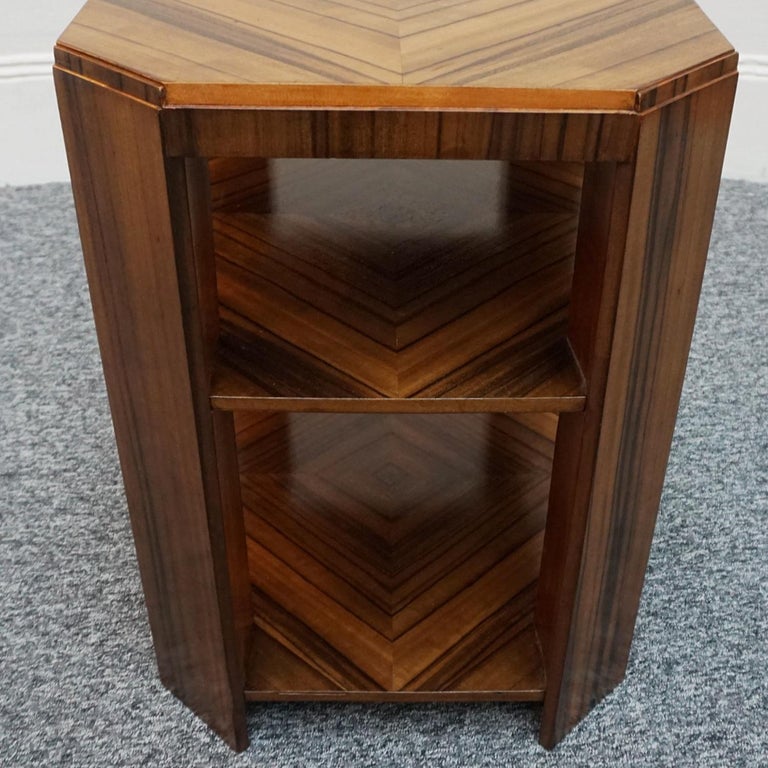 Art Deco Walnut Library/Coffee Table For Sale at 1stDibs