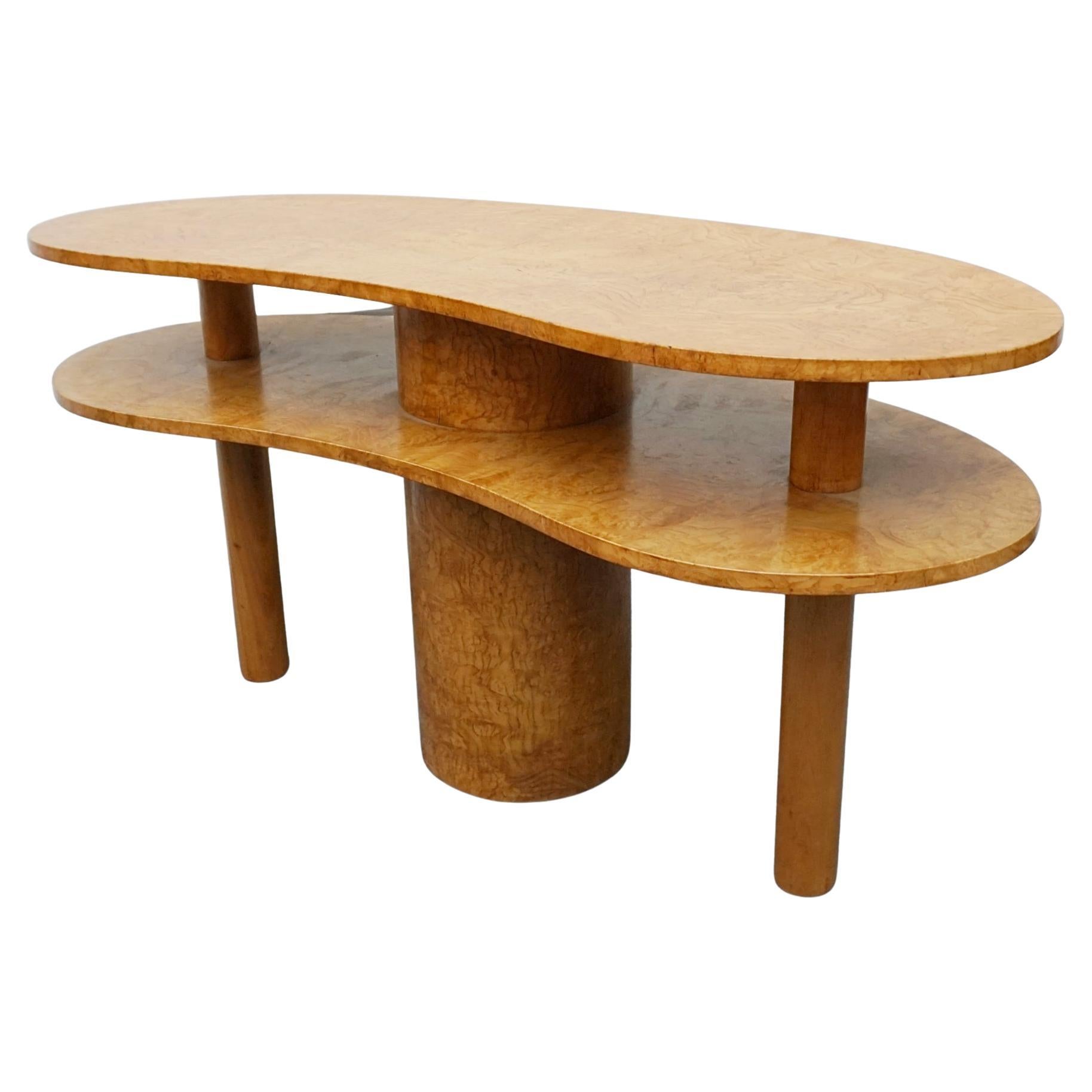 An ARt Deco Walnut Veneered Coffee Table by Hille For Sale at 1stDibs