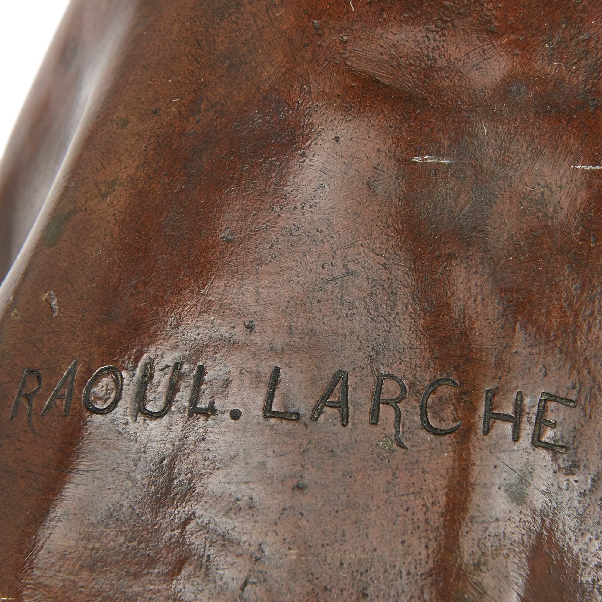 An art nouveau bronze bust of Christ by François-Raoul Larche For Sale ...