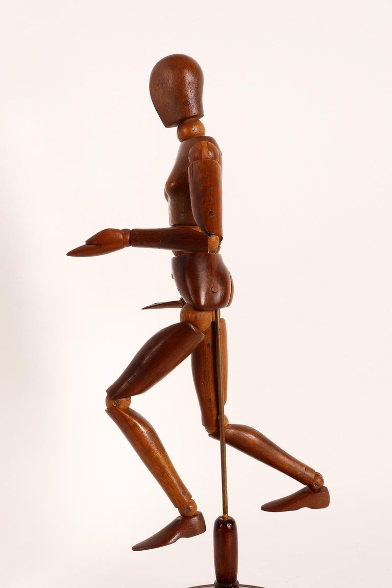 Articulated Female Artist Model, France, 1920 For Sale at 1stDibs