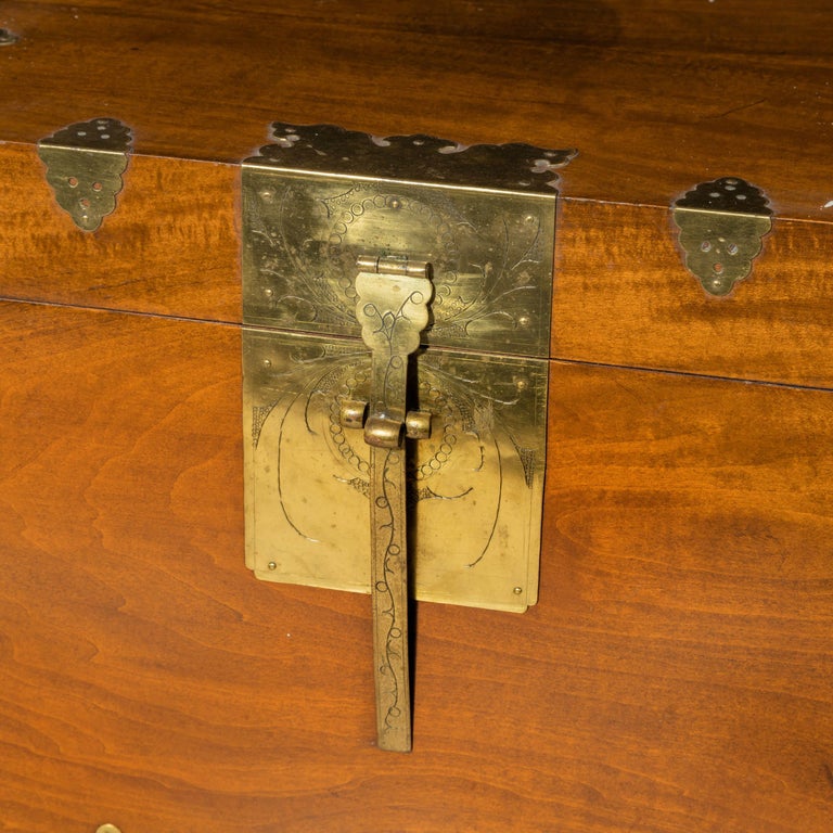 Attractive Pair of Chinese Boxes in Oriental Hardwood For Sale at 1stDibs