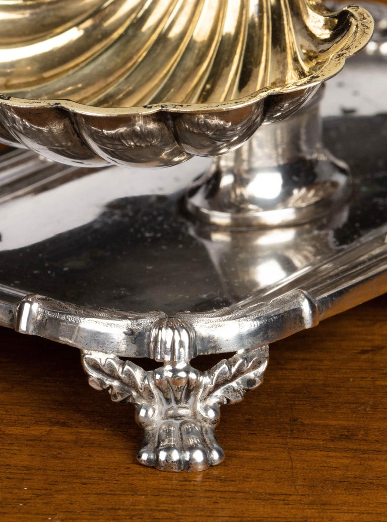 Attractive Pair of Late 19th Century Silver and Silver Gilt Table Salts ...