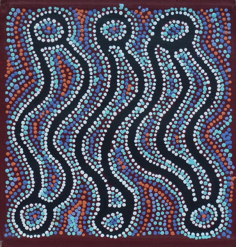 Australian Aboriginal Drawing by Suzy Watson Nangala For Sale at 1stDibs