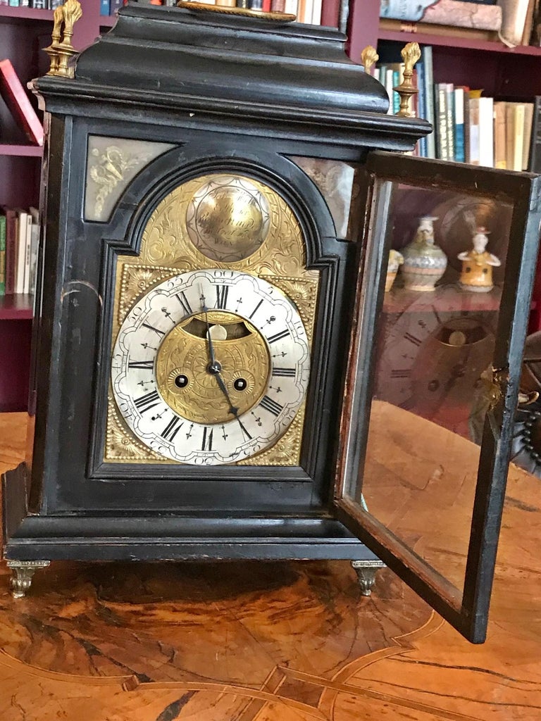 Austrian Signed Bracket Clock, circa 1770 For Sale at 1stDibs