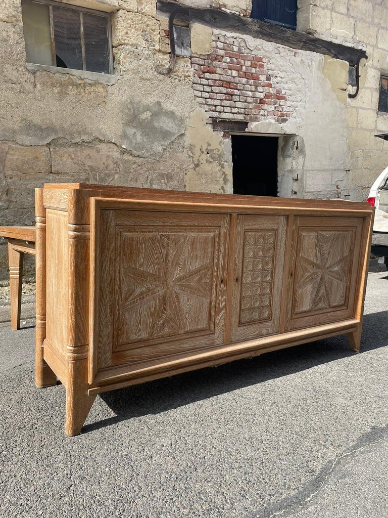 Cerused Oak Credenza at 1stDibs
