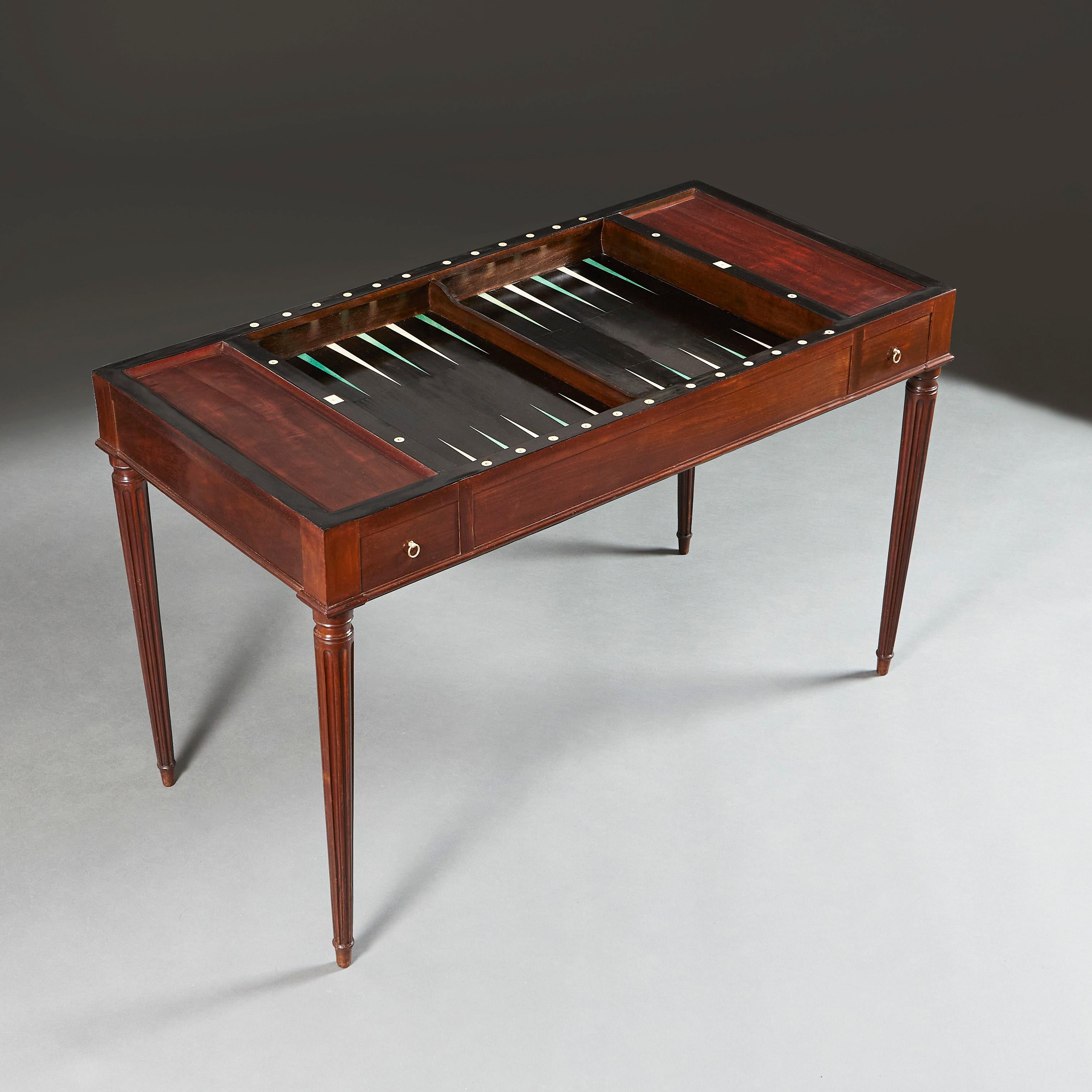 Early 19th Century Tric Trac Table For Sale at 1stDibs