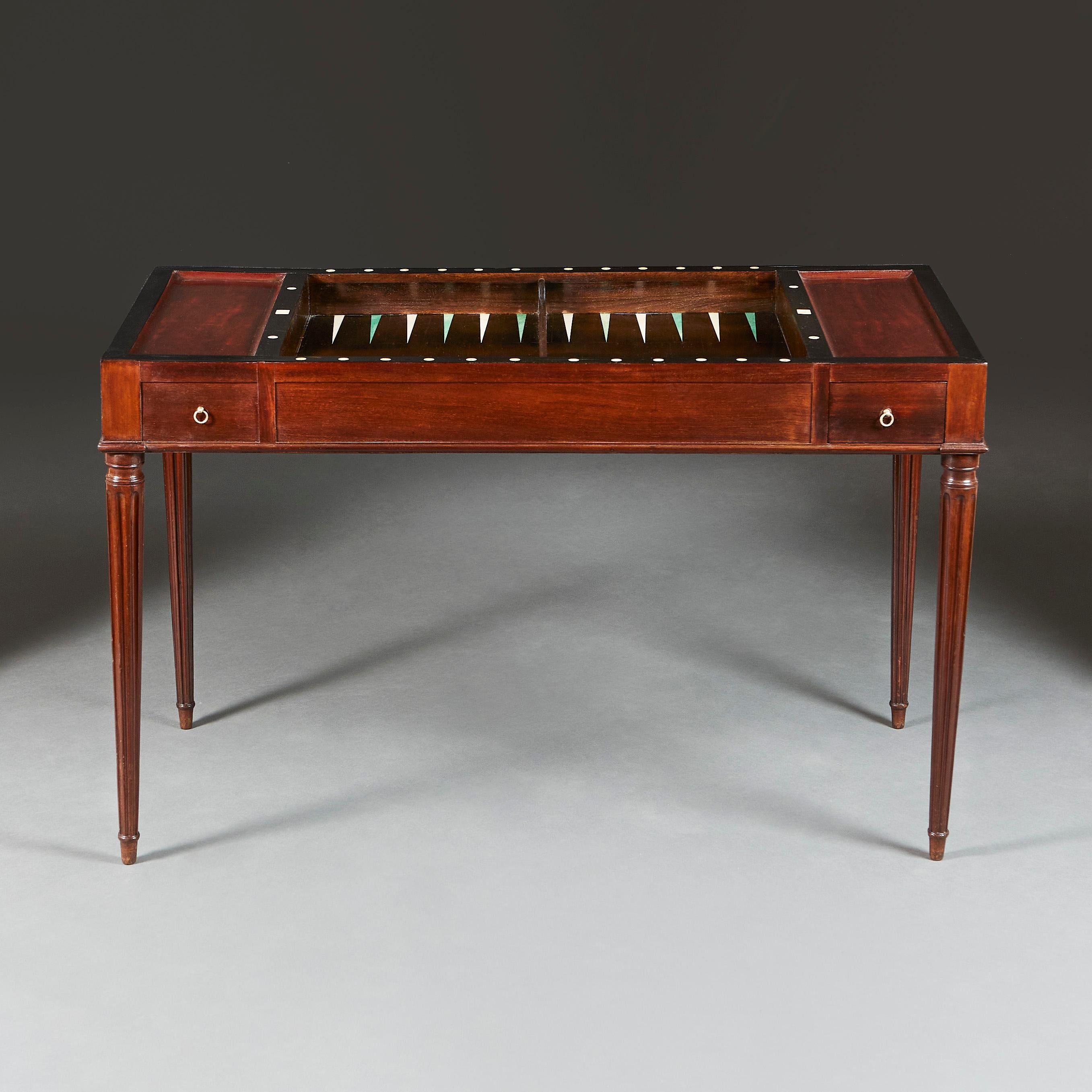 Early 19th Century Tric Trac Table For Sale at 1stDibs