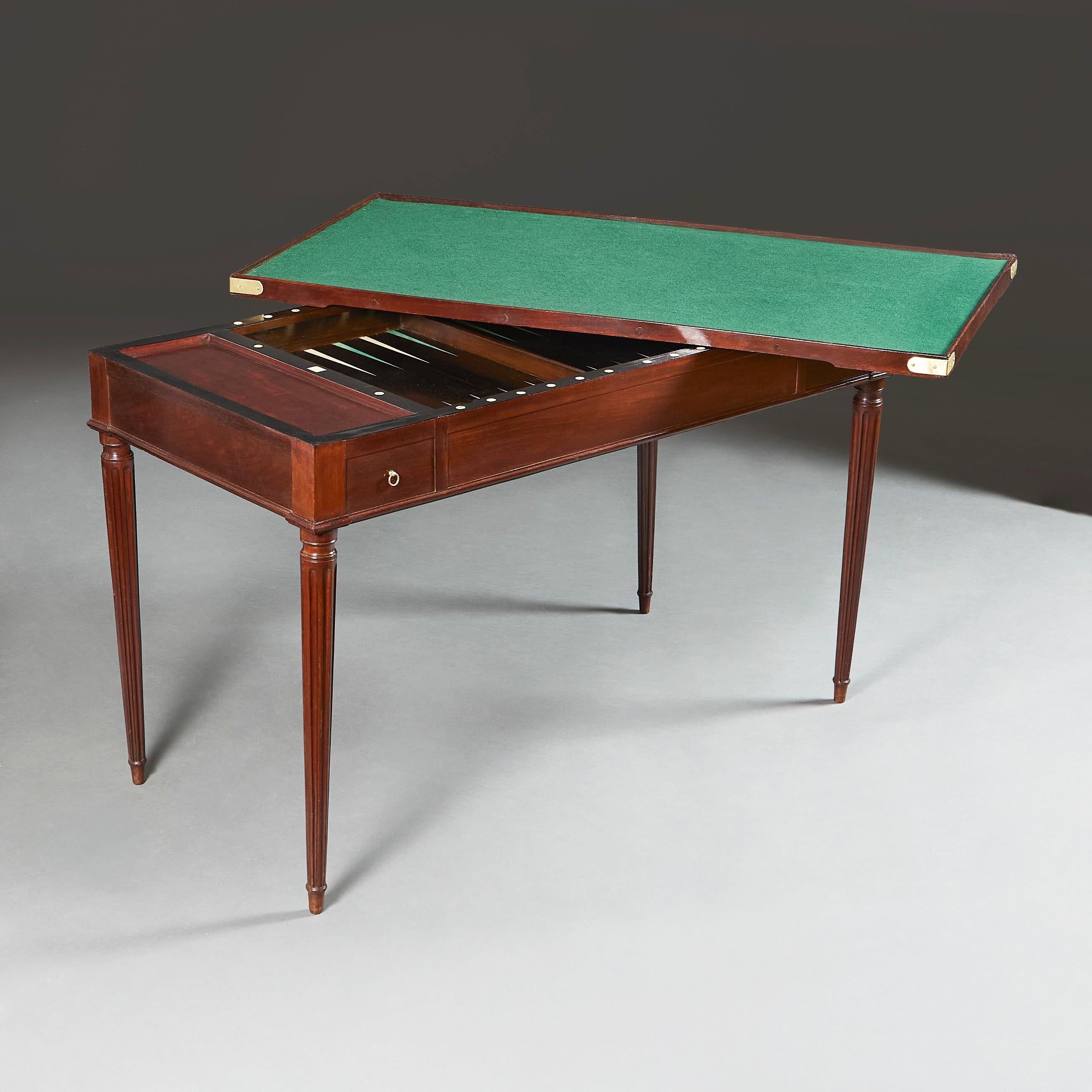 Early 19th Century Tric Trac Table For Sale at 1stDibs
