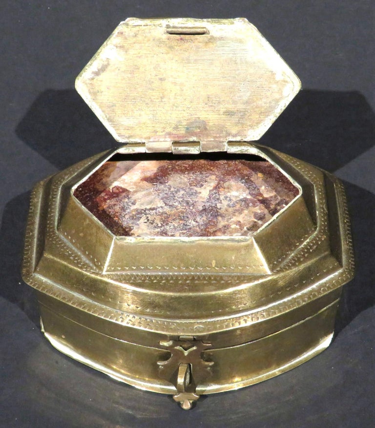 An Early 20th Century Brass Betel Box or Pandan, Probably Brunei Circa ...