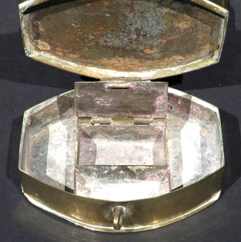 An Early 20th Century Brass Betel Box or Pandan, Probably Brunei Circa ...