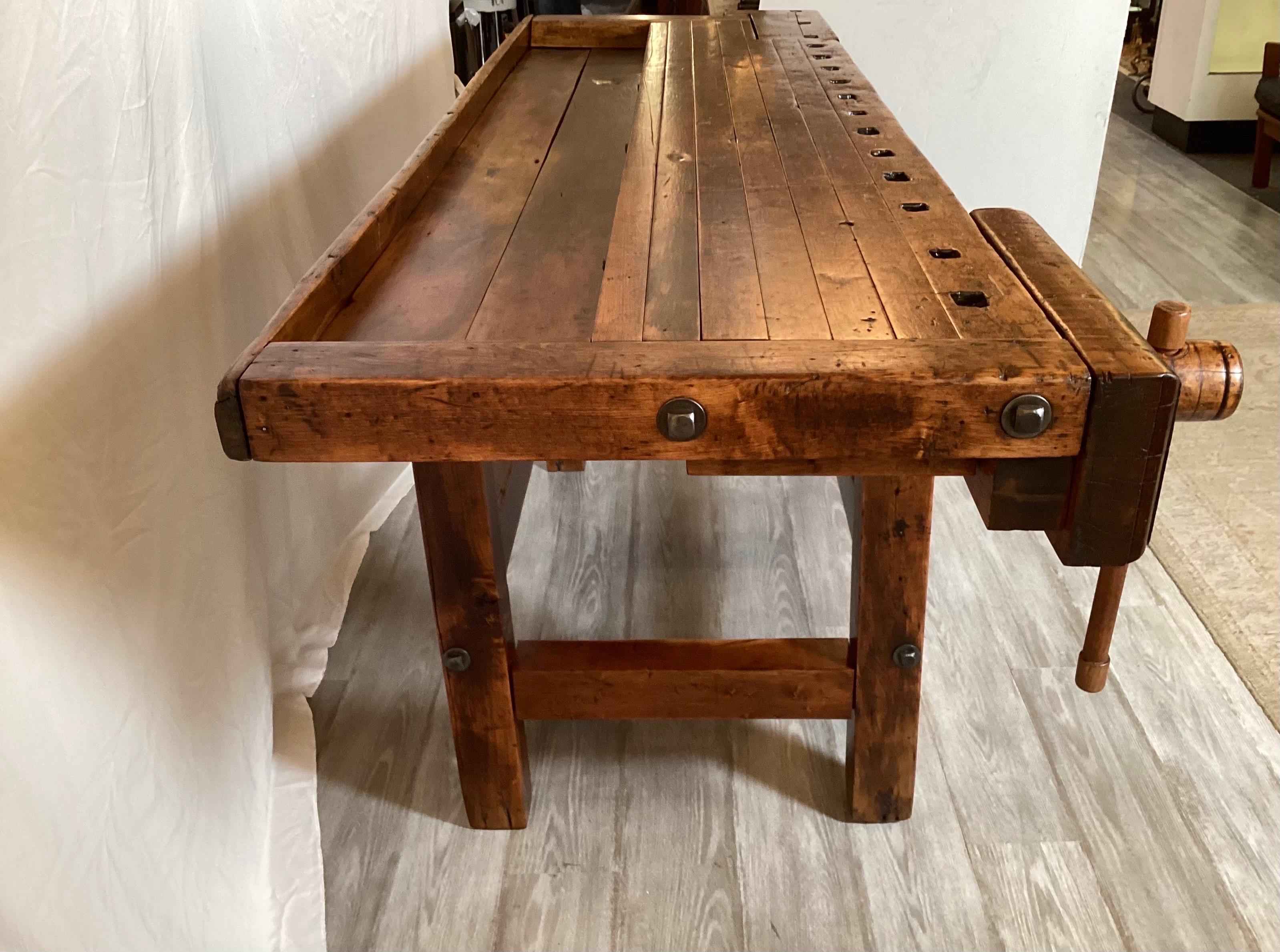 Early 20th Century Carpenters Work Bench at 1stDibs
