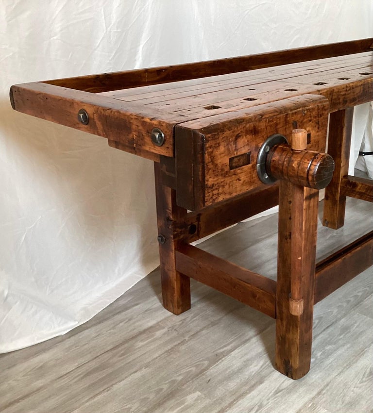 Early 20th Century Carpenters Work Bench at 1stDibs